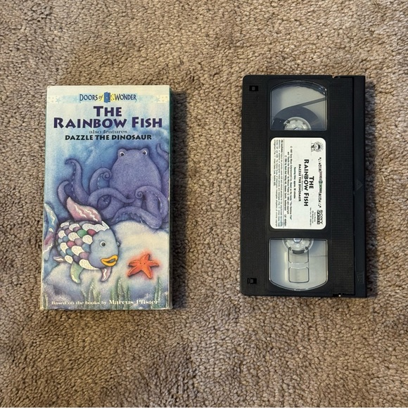 Media | The Rainbow Fish Also Features Dazzle The Dinosaur Vhs Tape ...